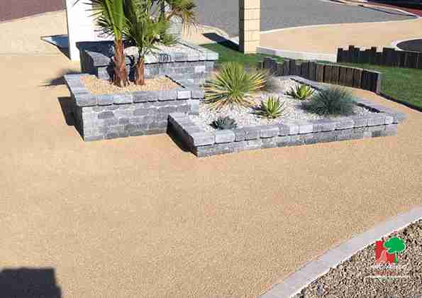 Enrobé naturel pour allées de garage, chemin et terrasse. | Coin Jardin